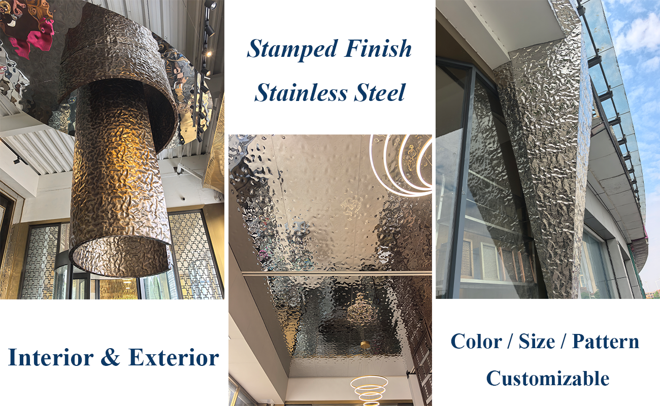 Stamped Finish - Chroma Stainless Steel Co., Ltd